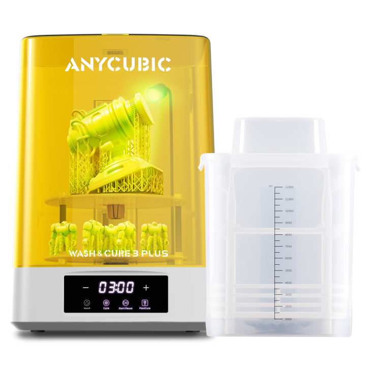 NYCUBIC Wash and Cure 3 Plus Station, Size-Upgrade Wash Cure Machine ...