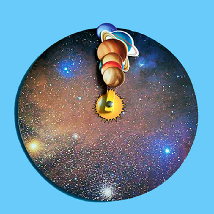 YW Store The Eight Planets of The Solar System Model Handmade Small ...