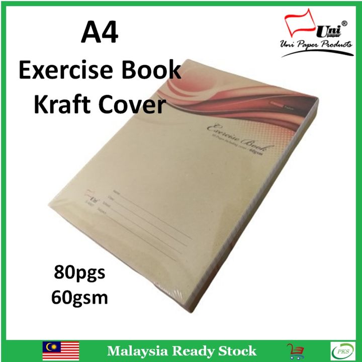 A4 Exercise Book Single Line Note Book 60gsm 80 Pages 10 Books/Pack ...