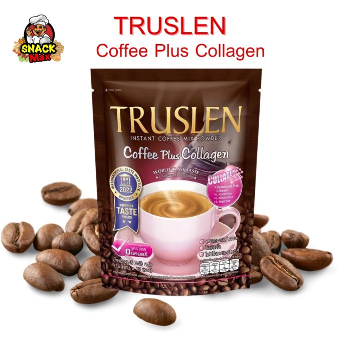 Truslen Coffee Plus Collagen (1pcs) ทรูสเลน คอฟฟี่ พลัส คอลลาเจน กาแฟ ...