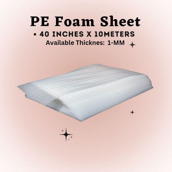 PE Foam Sheet (1mm,3mm,5mm Thickness) 40''x10meters | Lazada PH