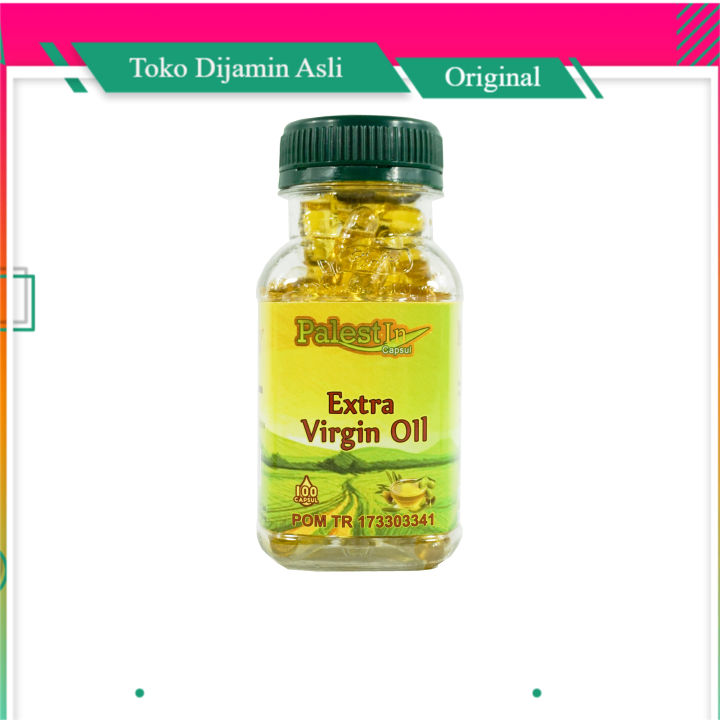 PalestIn 100 Kapsul Extra Virgin Olive Oil | Minyak Zaitun Extra Virgin ...