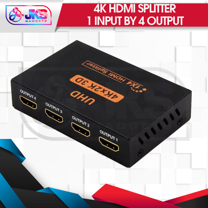 HDMI HDTV Splitter 4Kx2K 1080p Ultra High Definition 4-in-1 Adapter ...