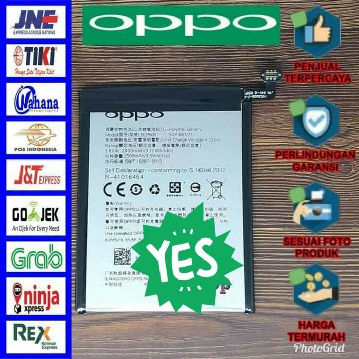 Baterai Oppo BLP-605 / Oppo F1 / A35 / Neo 7 Original 100% new | Lazada ...