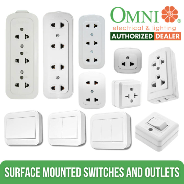 Omni Surface Mounted Convenience Switch and Outlets | Lazada PH