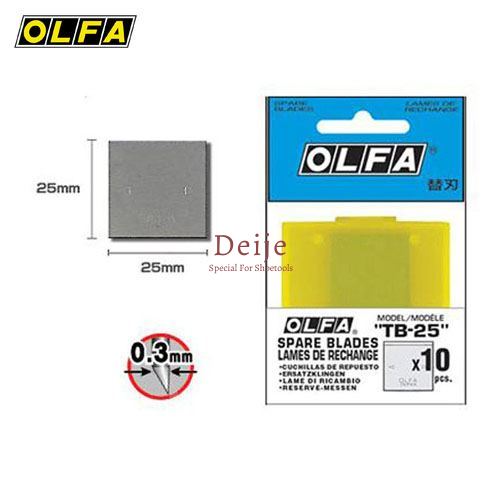 Lưỡi dao Nhật OLFA TB-25 (dao OLFA T-25) - hộp 10 lưỡi | Lazada.vn