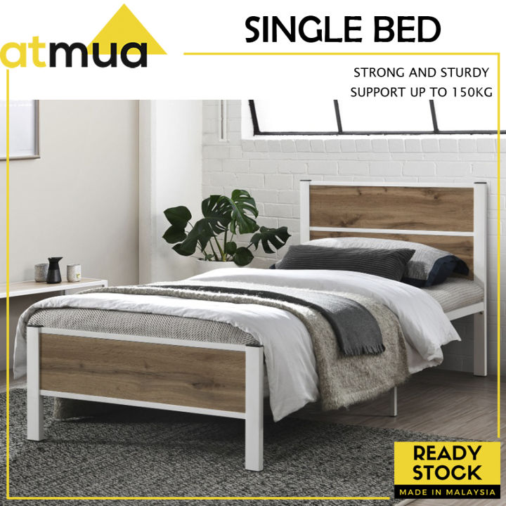 Atmua Teddy Single Size Metal Bedframe / Katil Single / Katil Single ...