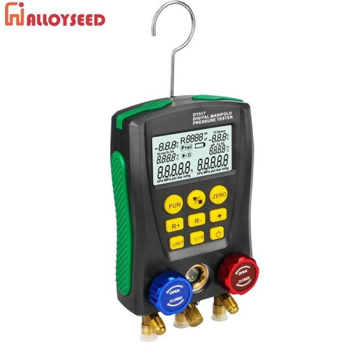 Digital Manifold Gauge with Display Manifold Pressure Temperature Meter ...