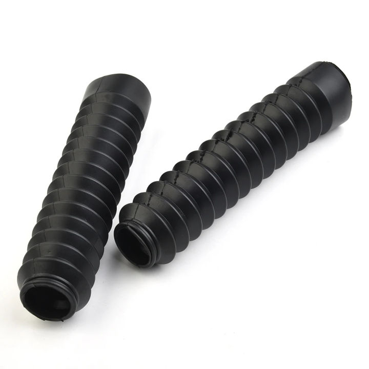 2ชิ้นฝาครอบ Garpu Depan Motor สูบลมยางตัวกันฝุ่นที่ป้องกันกระแทกสำหรับ ...