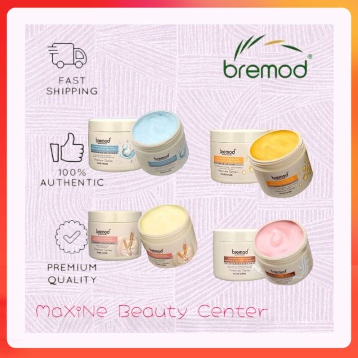 / BREMOD PREMIUM intensive hair mask keratin treatment, 500mL | Lazada PH
