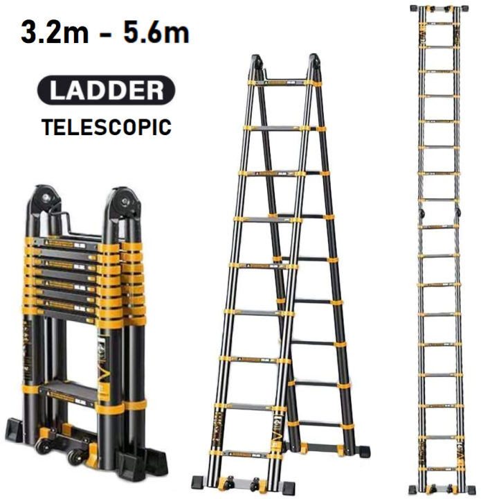 ( LD14 ) 1.6m+1.6m(3.2m) to 2.8m+2.8m(5.6m) Extendable Foldable ...