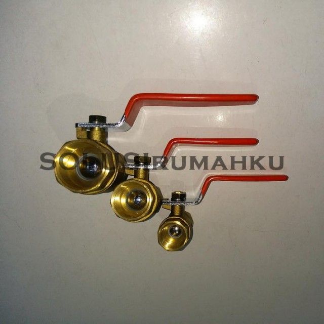 Ball Valve Kuningan ASLI 1/2 FREDER Stop Kran 1/2 Inch Model ONDA ...