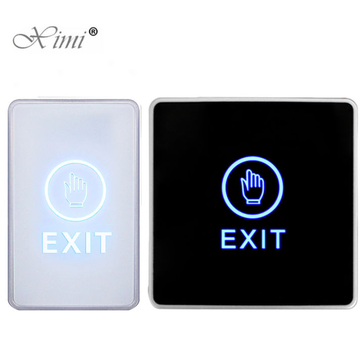 Slim Access Control Touch Exit Button NC/NO/COM Touch switch finger Touch release door open ...