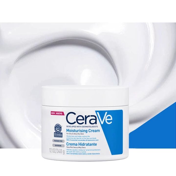 CeraVe Moisturizing Cream Barrier-restoring With Hyaluronic Acid ...