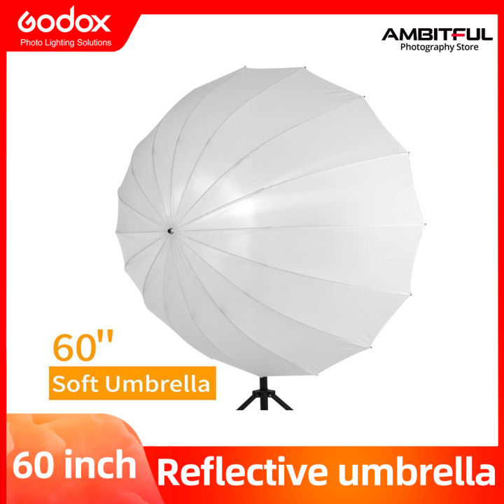 Godox 60 inch 150cm White Translucent Soft Umbrella Studio Lighting ...