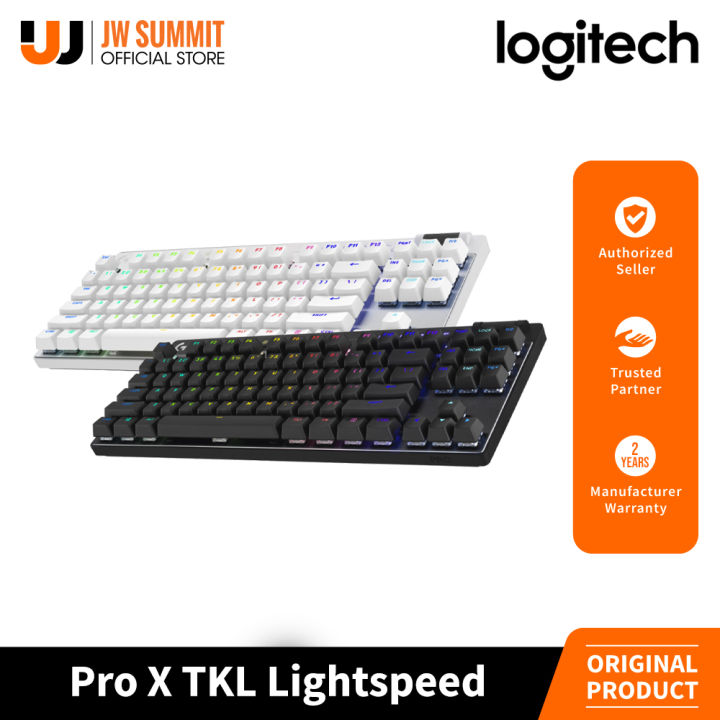 Logitech Pro X TKL Lightspeed Tactile Switch Wireless Gaming Keyboard ...