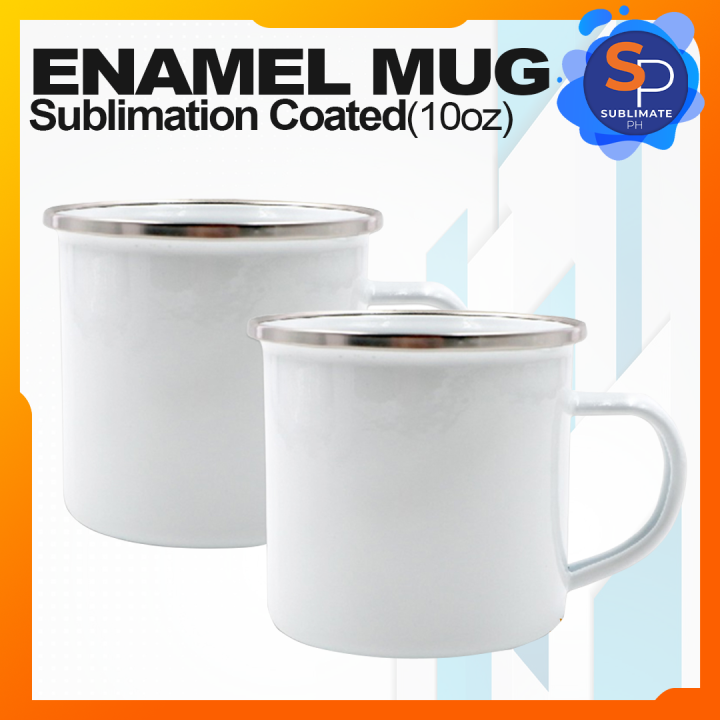 Personalized Sublimation Coated Enamel Mug 10oz(295ml) Sublimation ...