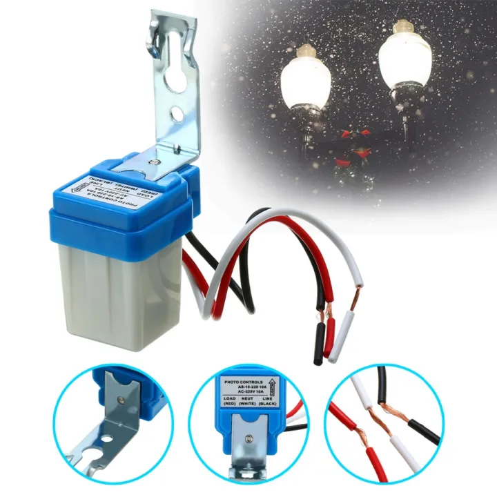 yingke Ac 220v Auto Street Light Switch Night On Day Off Photocontrol ...