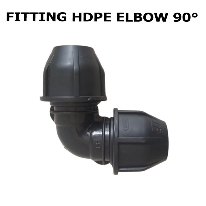 FITTING HDPE COMPRESSION Elbow / Knee / Siku Compress ukuran 20 mm ( 1/ ...