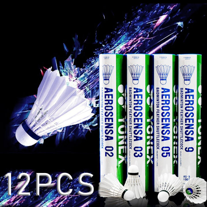JVL Badminton Shuttlecocks Sports Fitness Feather Shuttlecock Set(12PCS ...