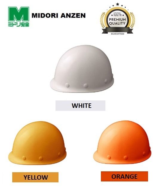 MIDORI ANZEN High Quality Fiberglass Safety Helmet General Purpose Hard ...