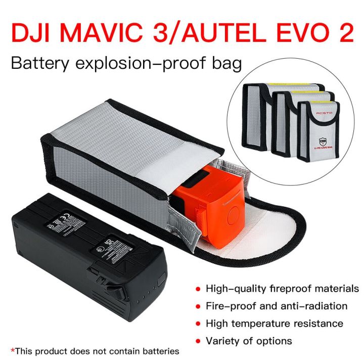 DJI Mavic 3 Battery Explosion-Proof Bag DJI Mavic 3 UAV Accessories ...
