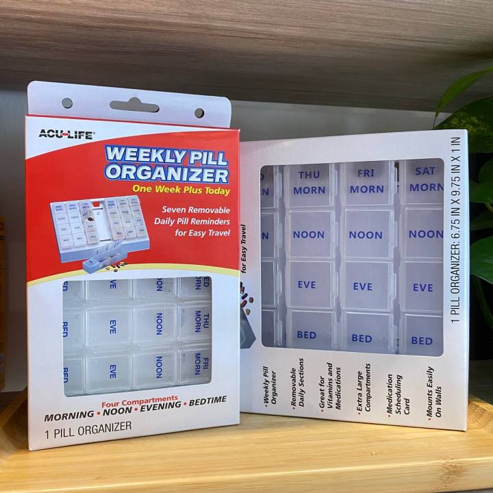 ACU-LIFE DELUXE PILL ORGANIZER | Lazada