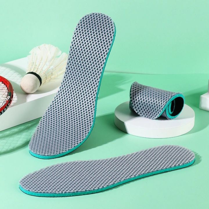 Elastic Shock Absorbing Shoe Insoles Breathable Honeycomb Sneaker ...