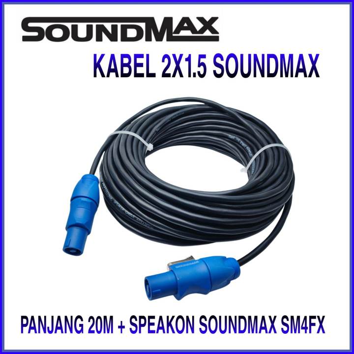 Soundmax Kabel Audio Speaker 2x1.5 Kabel Spiker 20M | Lazada Indonesia