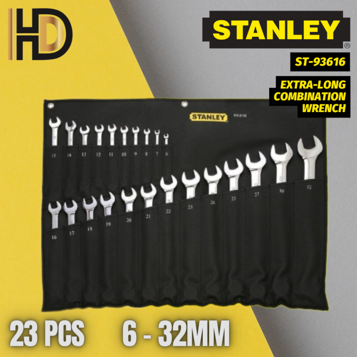 STANLEY Combination Wrench Set 6 - 32MM / STANLEY 23 Pcs Combination ...