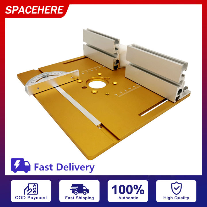 BABEDUO Router Table Insert Plate Woodworking Benches Table Saw With ...