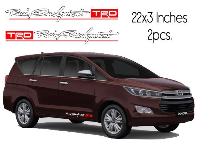 TRD Racing Development Car Sticker - Waterproof / Weatherproof Toyota ...