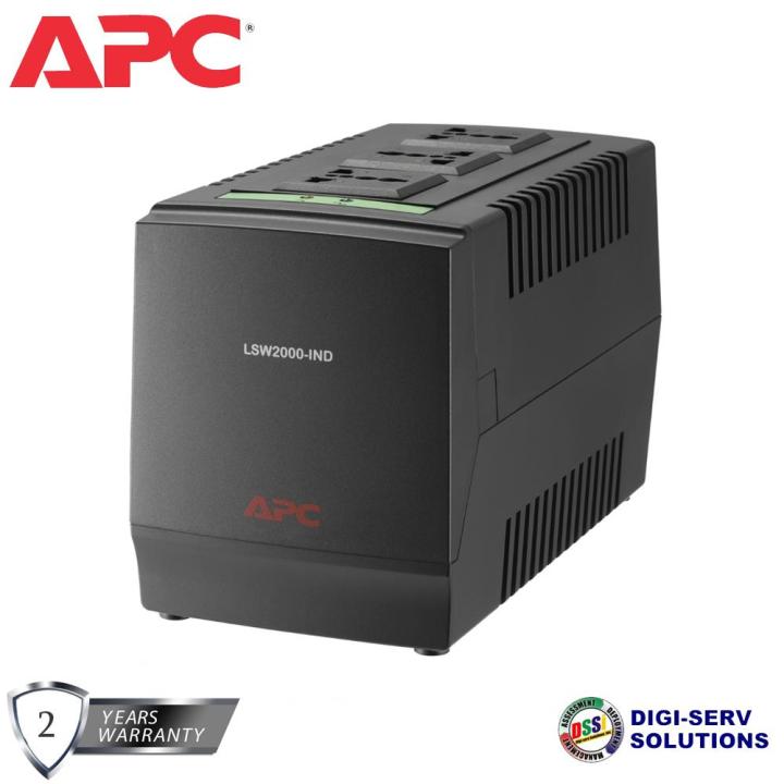 APC Line-R 2000VA Automatic Voltage Regulator (AVR), 3 Universal ...
