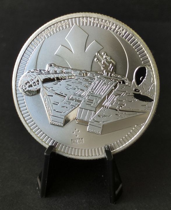 2021 Niue Star Wars: Millennium Falcon 1 oz Silver Coin BU in Capsule ...