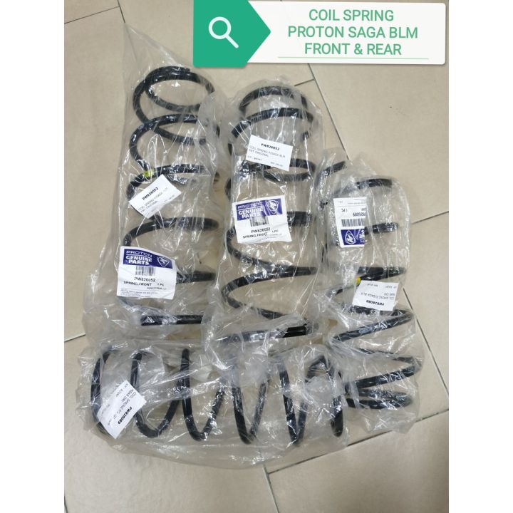 COIL SPRING PROTON SAGA BLM, FLX ORIGINAL FRONT & REAR SET | Lazada