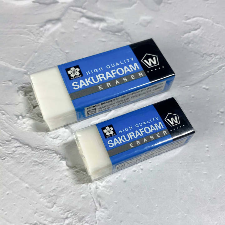 Sakura Foam Eraser Small: 43 x 17 x 10.3mm | Lazada PH