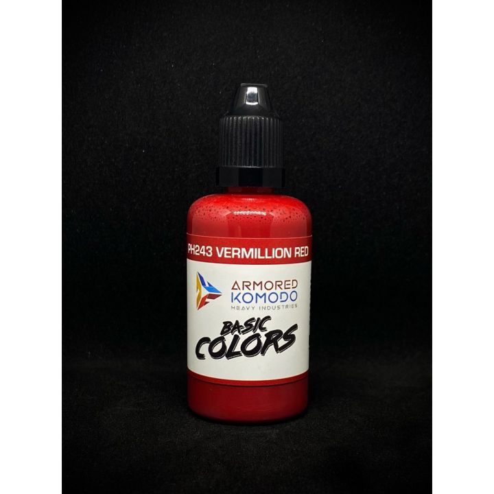 Vermillion Red PH243 50ml Armored Komodo Airbrush Hobby Paint | Lazada PH