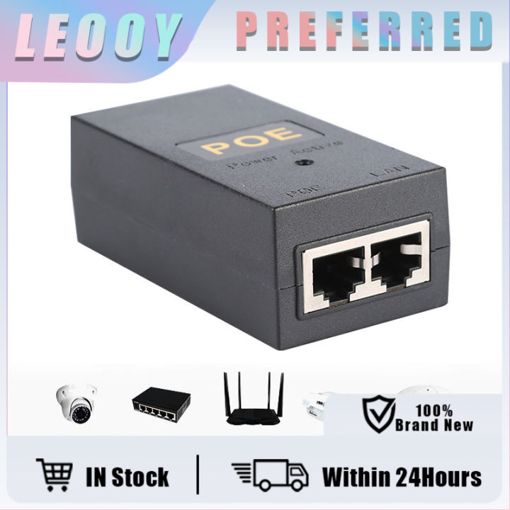 POE Adapter For Router Repeater 24V 1A / 48V 0.5A POE Power Injector ...