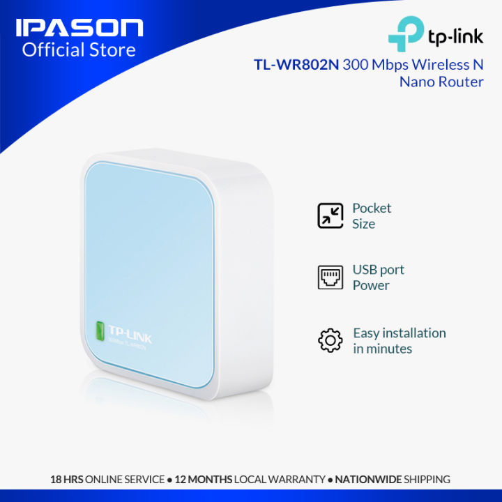 Tp-link WR802N 300mbps wireless N nano router | Lazada PH
