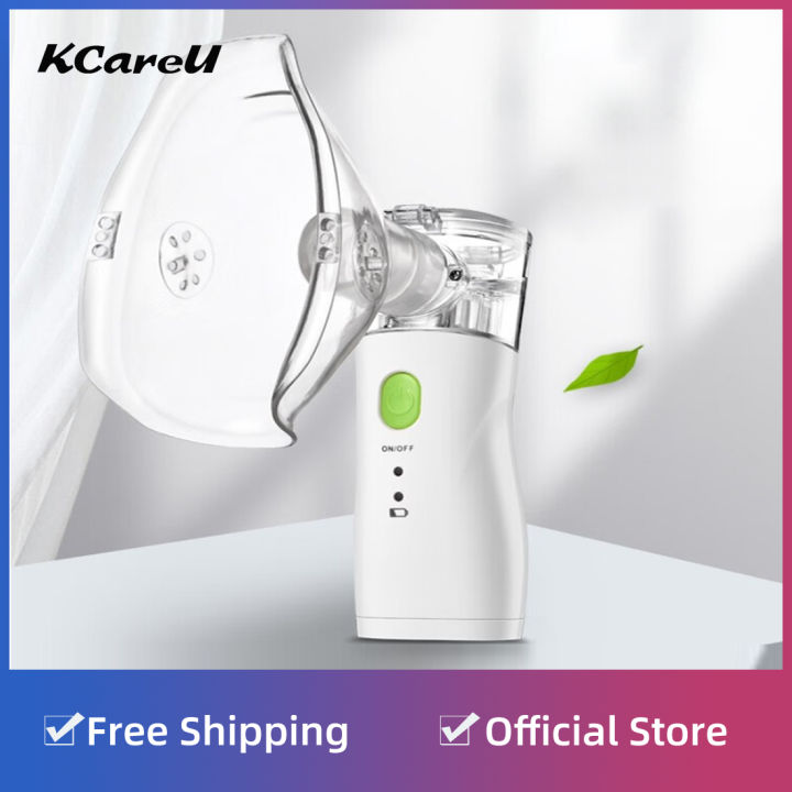 KCareU Mini Home Use Travel Mesh Nebulizer Machine for Adult & Kids ...