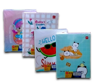 DELI BUKU TULIS 38 LEMBAR 1 PAK ISI 10 BUKU | Lazada Indonesia