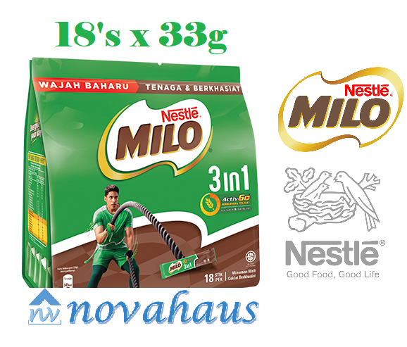 Nestle Milo 3 in 1 Original (18's x 33g) | Lazada