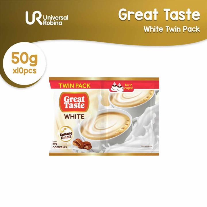 Hot Great Taste White 3-in-1 Twin Pack (50g x 10) | Lazada PH
