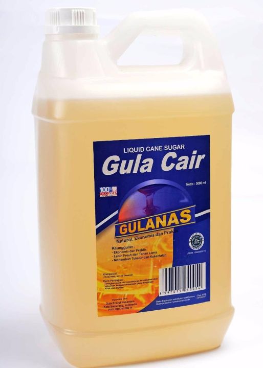 Gulanas Gula Putih Cair 5 Liter | Lazada Indonesia