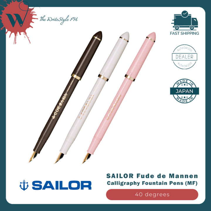Sailor Fude de Mannen Calligraphy Fountain Pens (40 degrees) | Lazada PH