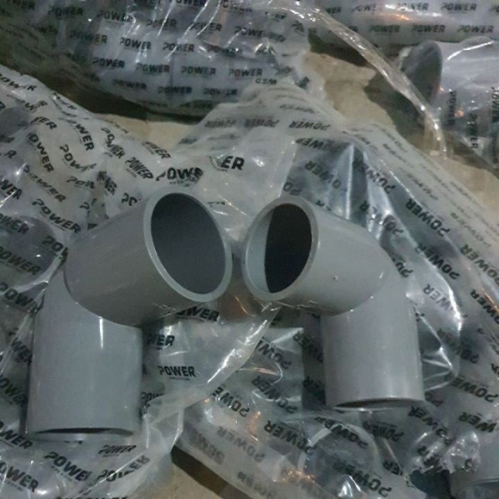 [ POWER ] Keni / Knee / L / Elbow Fitting PVC Merk POWER AW 1/2" - 3/4 ...