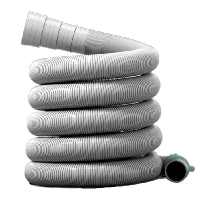 PERSE Flexible Washing Machine Drain Hose 1m 3m 5m Corrugated Tube ...