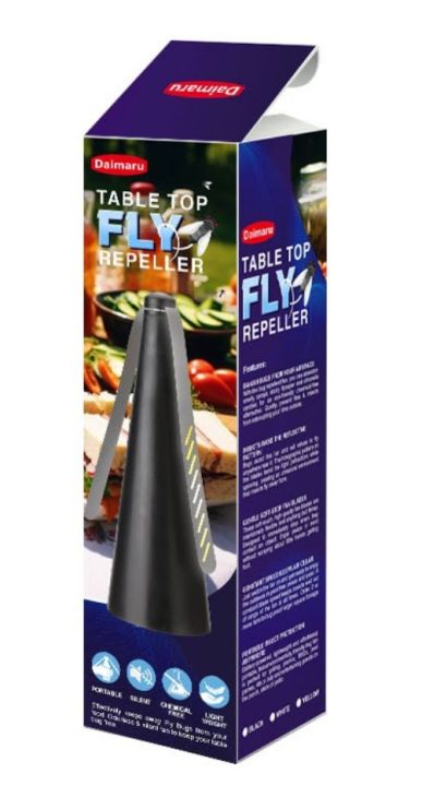 Daimaru Fly Fan Repeller (2 Way Power Battery or USB) Outdoor Fly ...