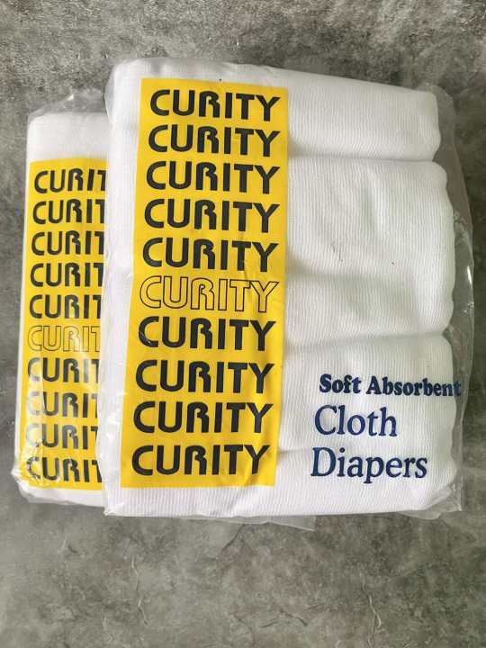Pack in 3, 6 or 12 pcs Curity Gauze Cloth Diapers Baby Lampin Birds Eye ...