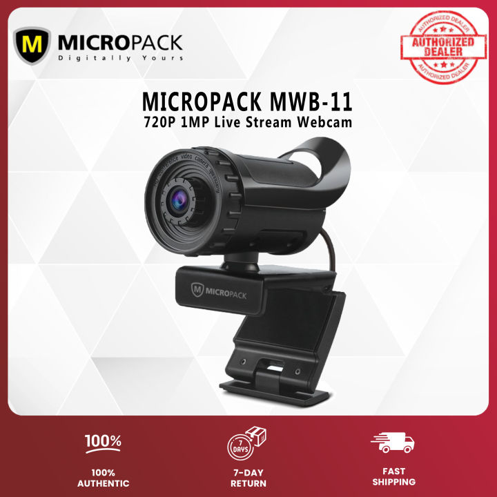 MICROPACK (MWB-11) - 720P 1MP Live Stream Webcam , Camera for PC , Camera for Laptop | Lazada PH